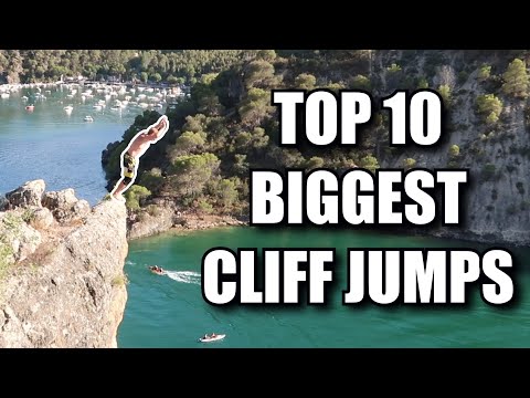 Die 10 höchsten Klippensprünge // Top 10 highest cliff jumps