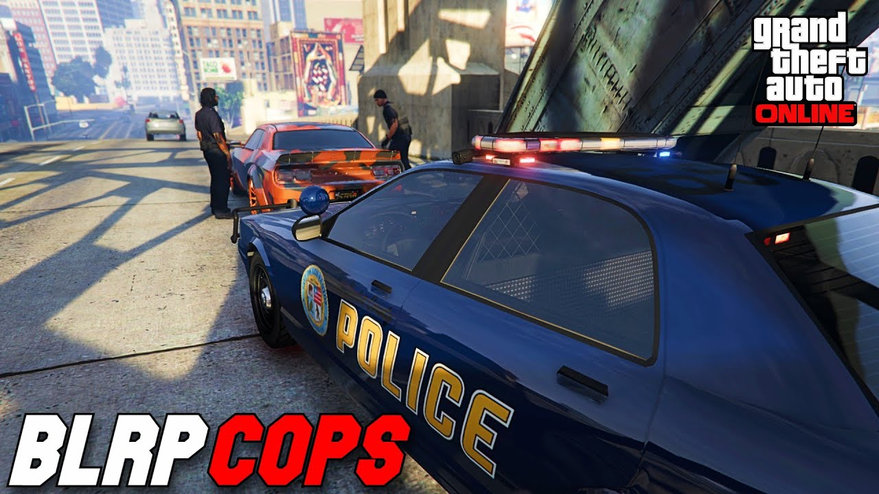 GTA Online RolePlaying PS4 - COPS - YouTube