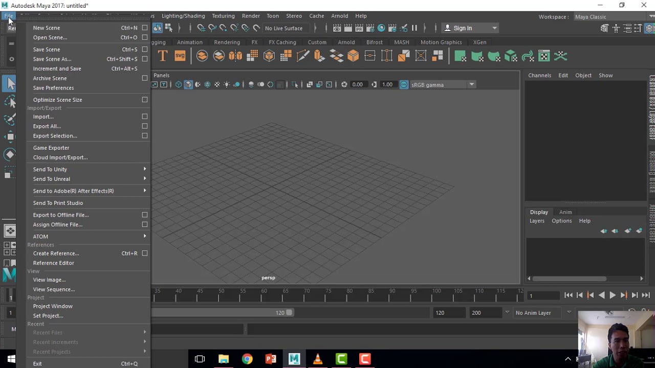 Maya Tagalog Tutorial Lesson 01 Menus - YouTube