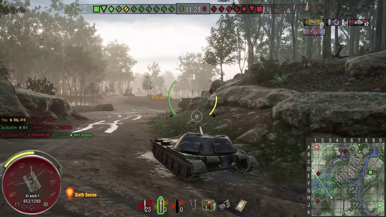 Obj 416 7Kills on Thiepval Ridge with Nitro-Franz WoT Console PS4 - YouTube