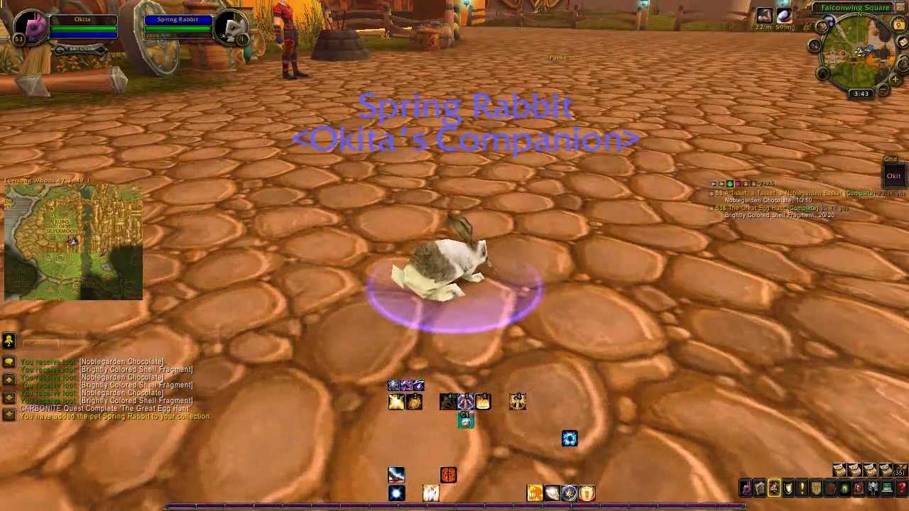 WoW: Spring Rabbit and Noblegarden - YouTube