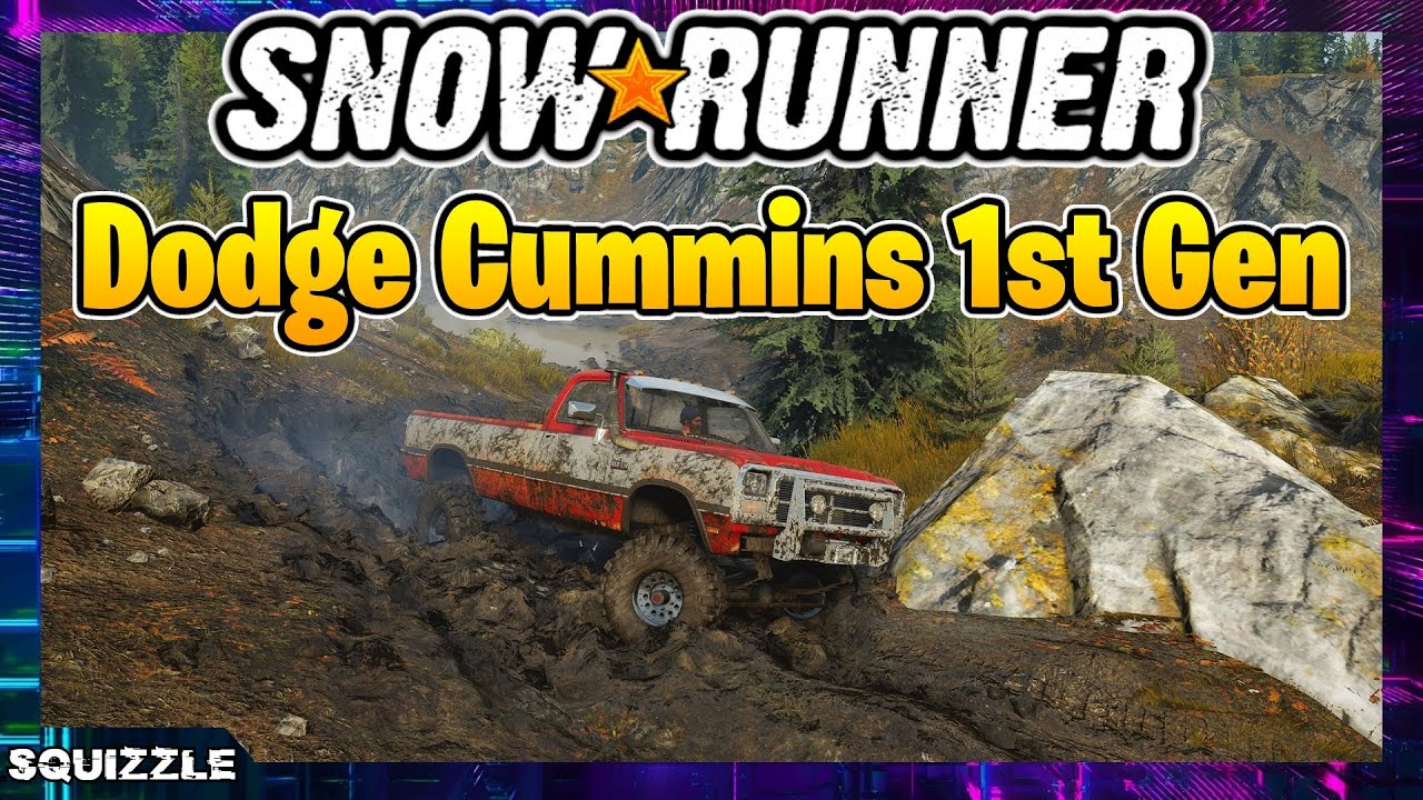 SnowRunner: Dodge Cummins 1st Gen [IR] 1993 DE-250 Pickup Customization ...