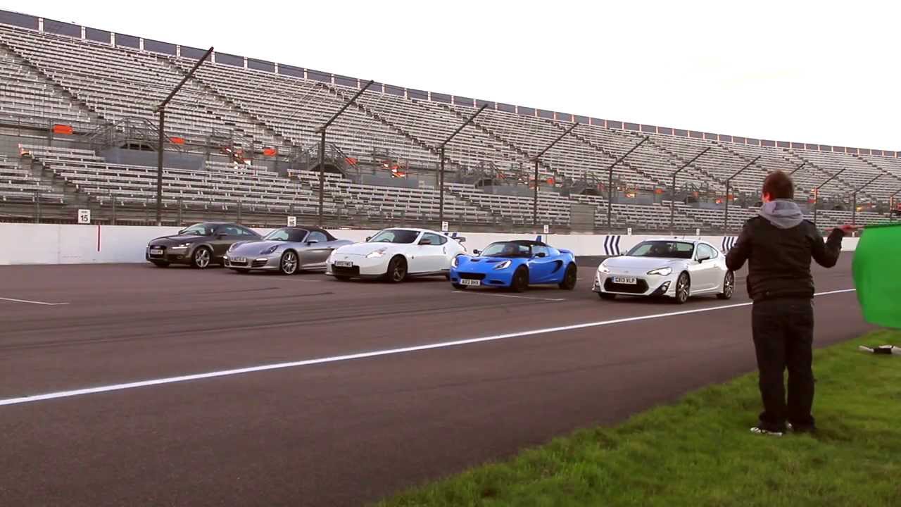Drag Race: Lotus Elise S vs Nissan 370Z Nismo vs Porsche Boxster vs ...