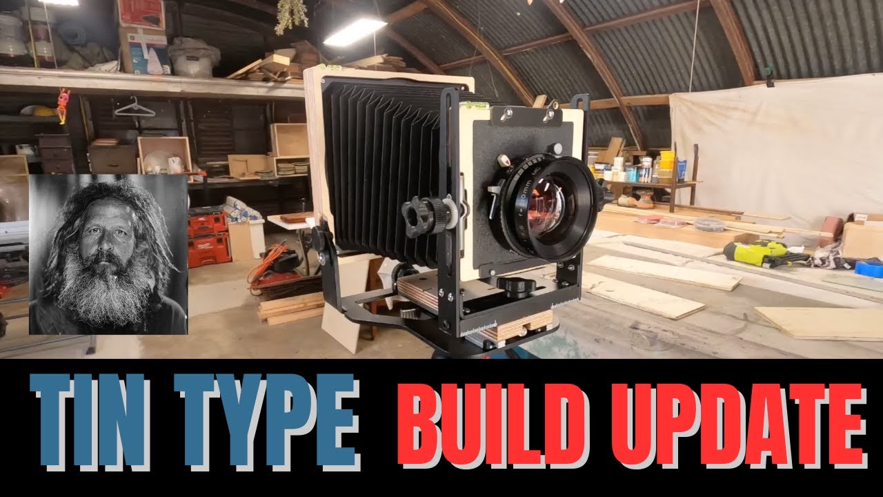 Portable TinType Darkroom Build Update ( 4x5 Camera walkthrough ) - YouTube