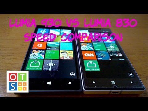 Lumia 930 Vs Lumia 830, Speed Comparison