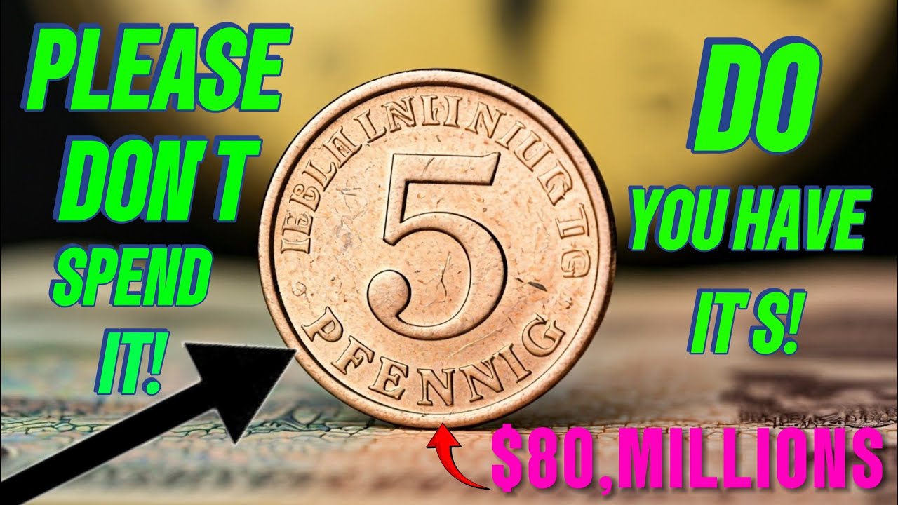 Top 10 Most Valuable German 5 Pfennig Coins Worth Big Money in Dollars ...