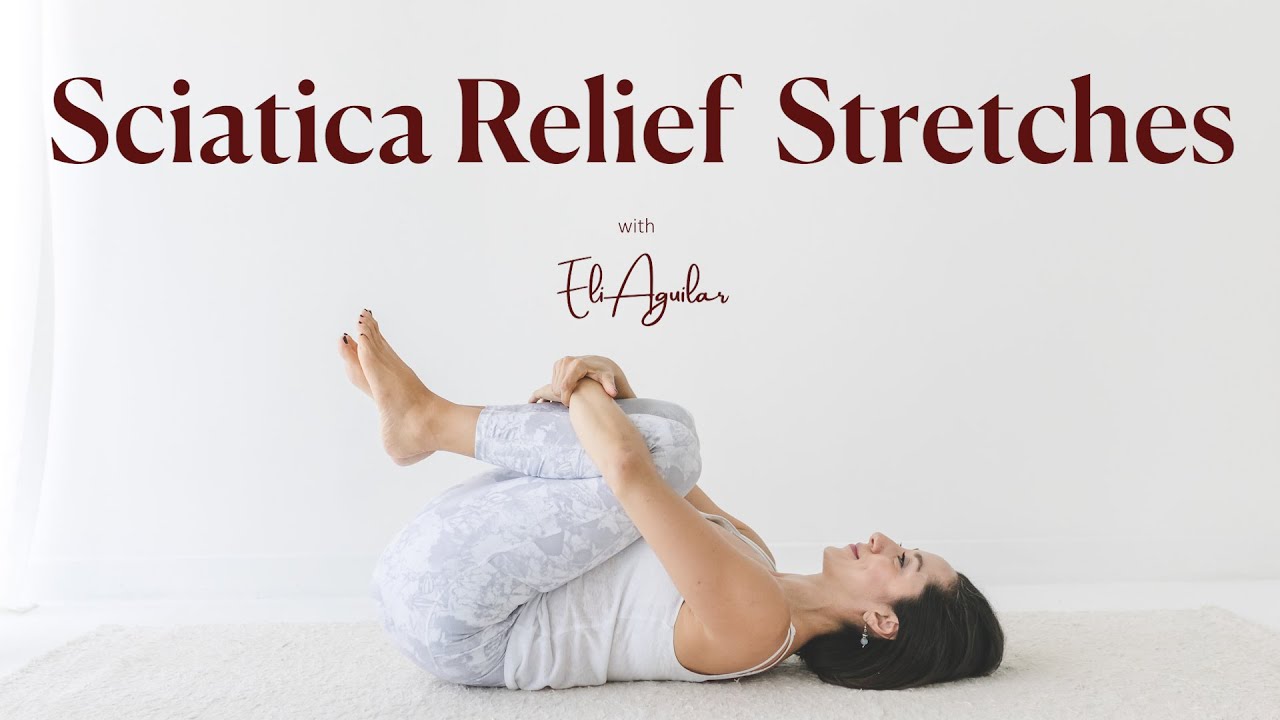 15 minutes Yin Yoga Stretches for Sciatica Nerve Pain Relief and Lower ...