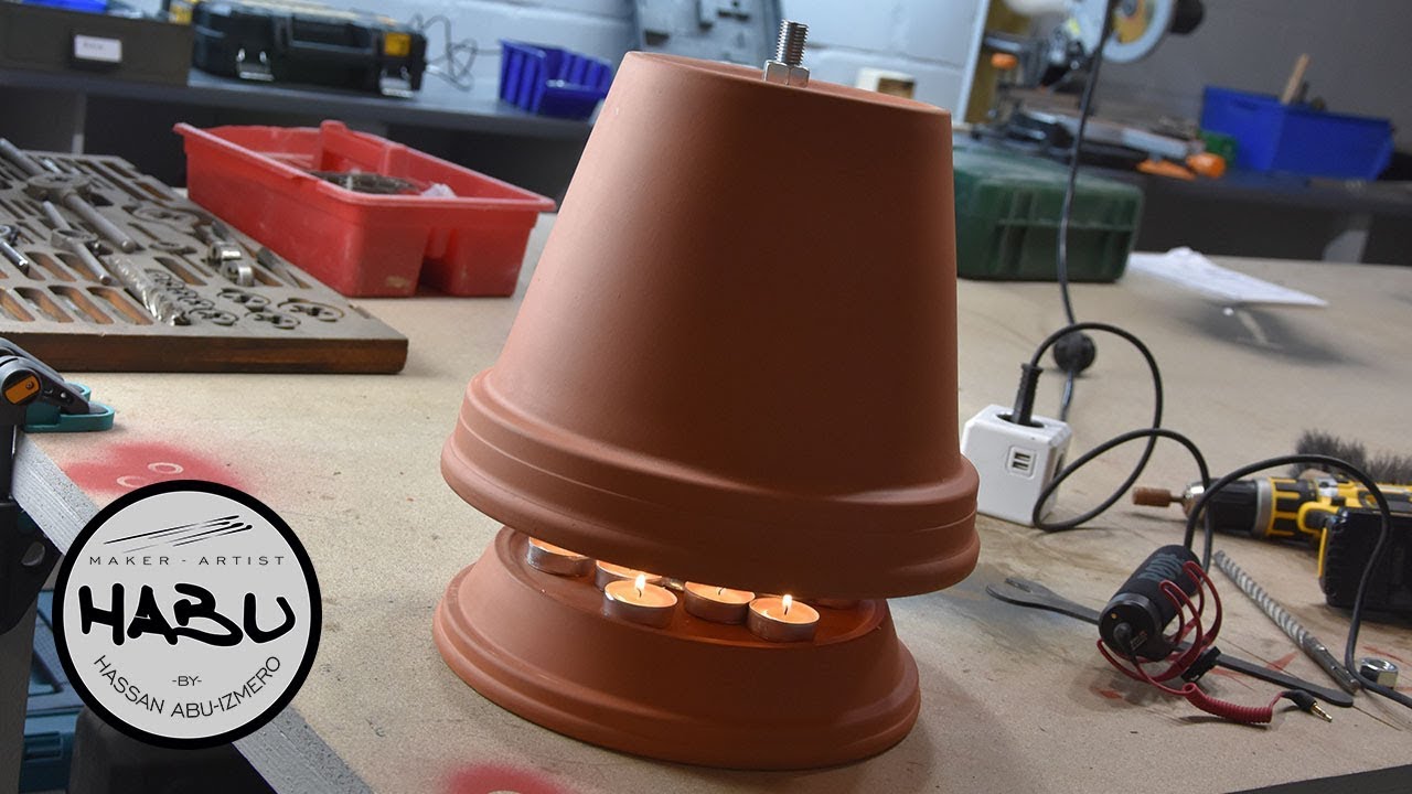 DIY \\ Clay Room Heater - YouTube