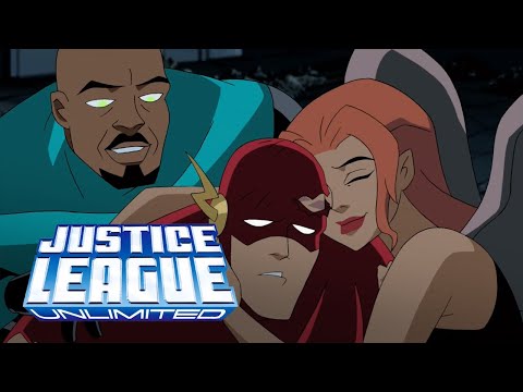 The Justice League rescues Flash from The Speed Force | Justice League Unlimited