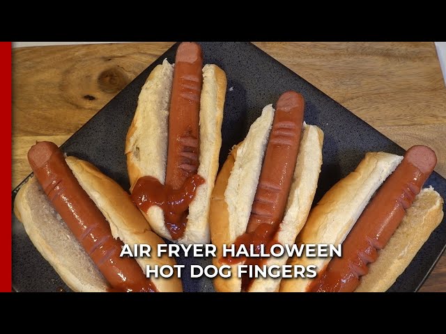 Halloween Hot Dog Fingers