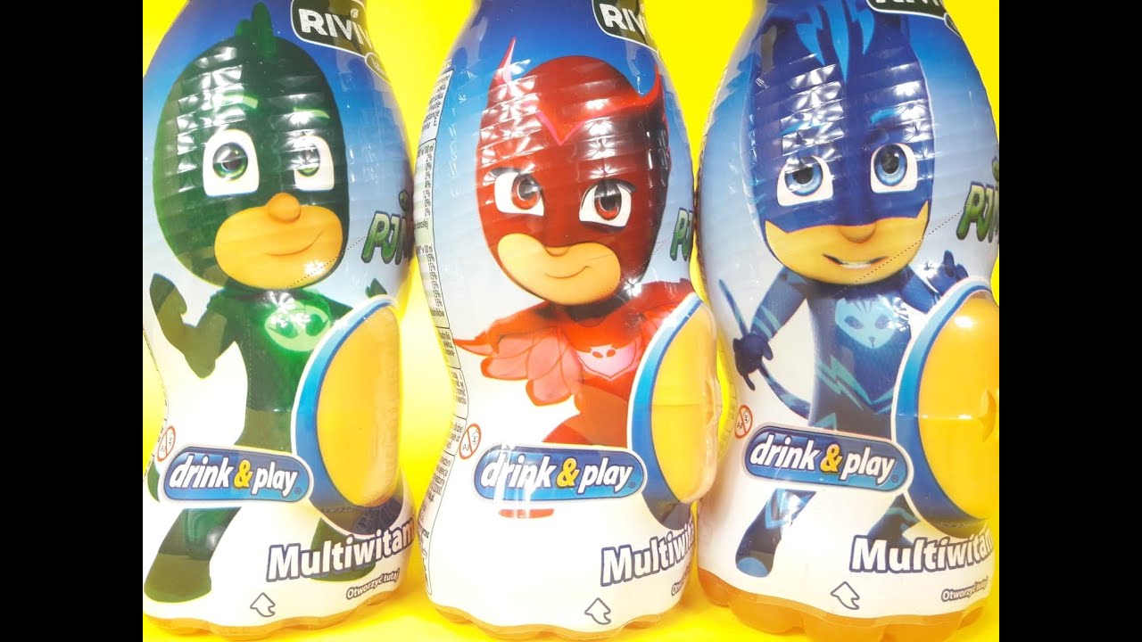 DISNEY 👉 PJ Masks 👈 Opening Surprise Eggs Unboxing Huevo Sorpresa 깜짝 계란 ...