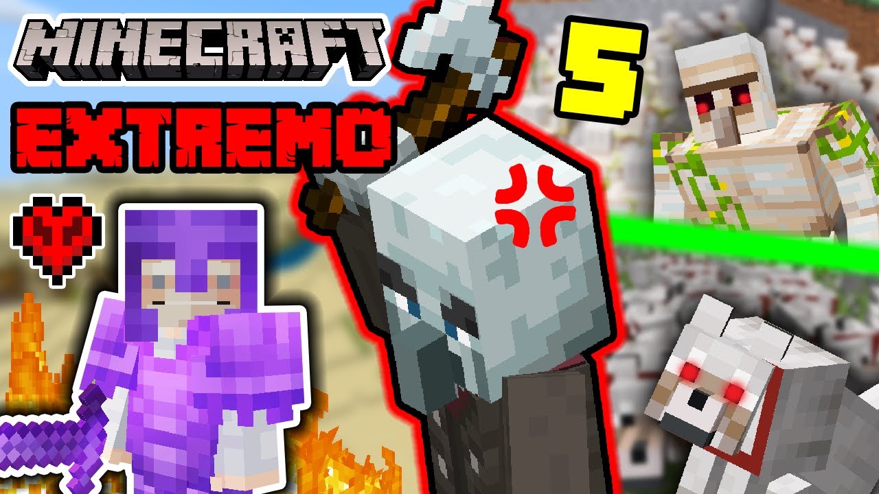 Vencí el RETO más Peligroso en Minecraft Extremo (#5) - YouTube
