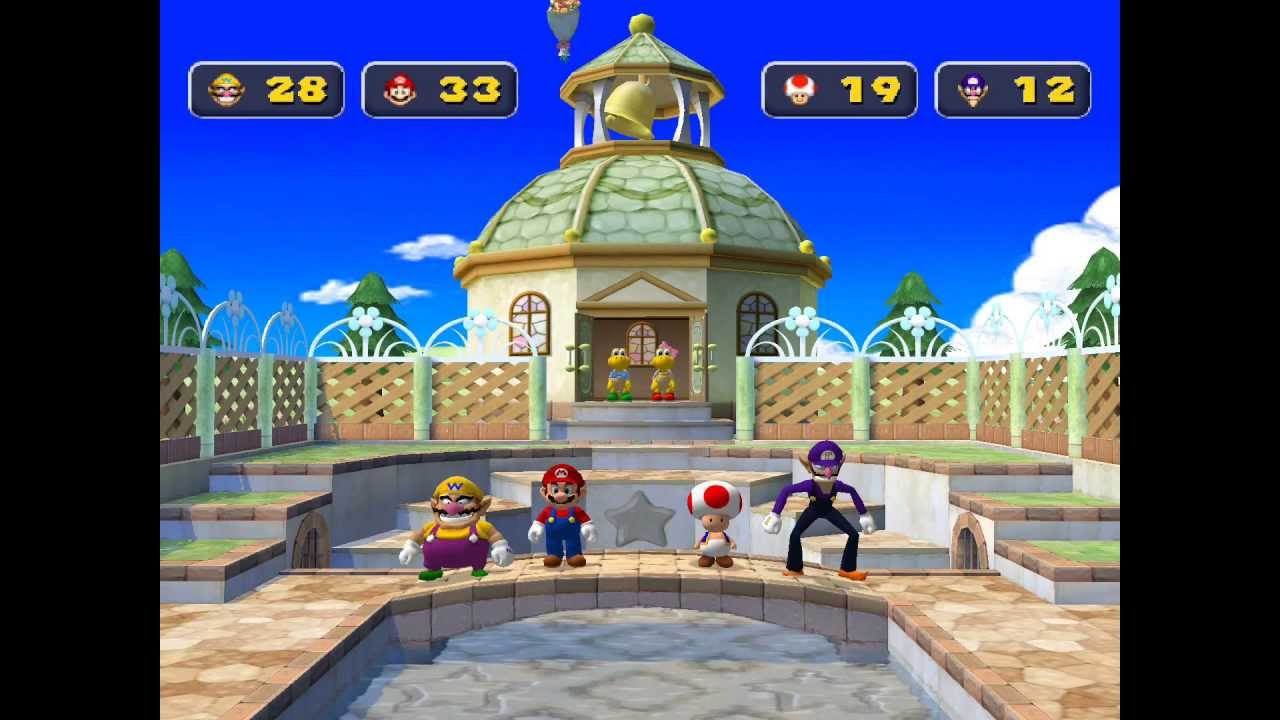 Mario Party 5 minigame: Flower Shower 60fps - YouTube