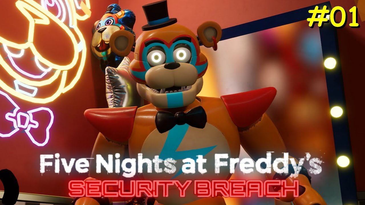 Five Nights at Freddy's: Security Breach Part 1 Playthrough Gameplay ...