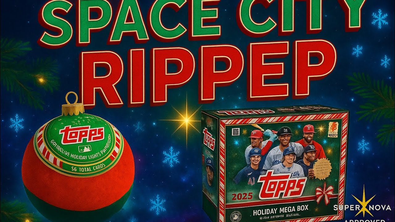 2025 Topps Holiday Series. 2 Mega boxes and 2 Tins! - YouTube