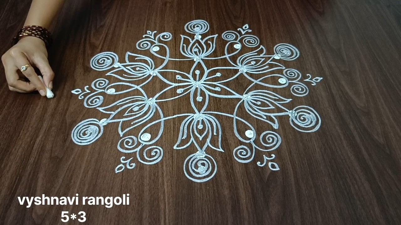 friday muggulu 🌺 || friday rangoli designs 🌺 || easy muggulu 🌺 ...