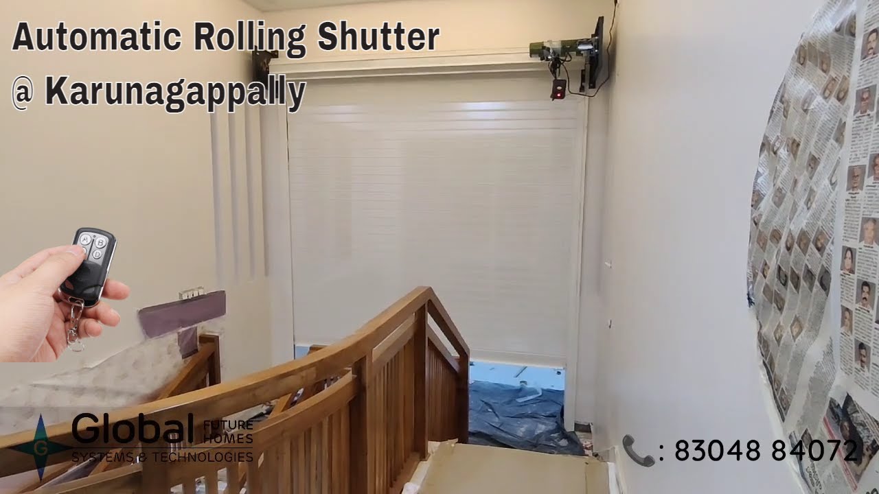 Safety Automatic Premium Rolling Shutter installed at Karunagappally ...