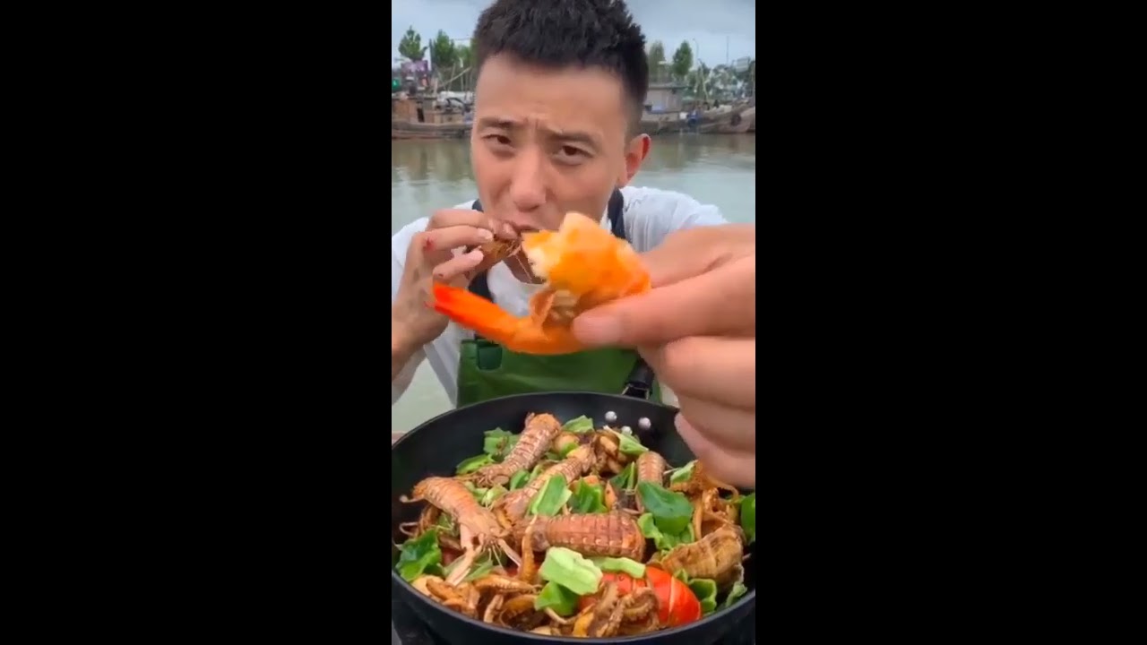 Chino Japonés Comiendo Mariscos 3 | Chino Cochino 😱😱🦀🐚🦐🦑🐙 |☛【Tocho ...