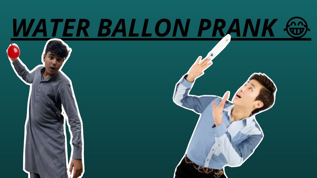 Exploding water balloons on Random peoples prank 😂 - YouTube