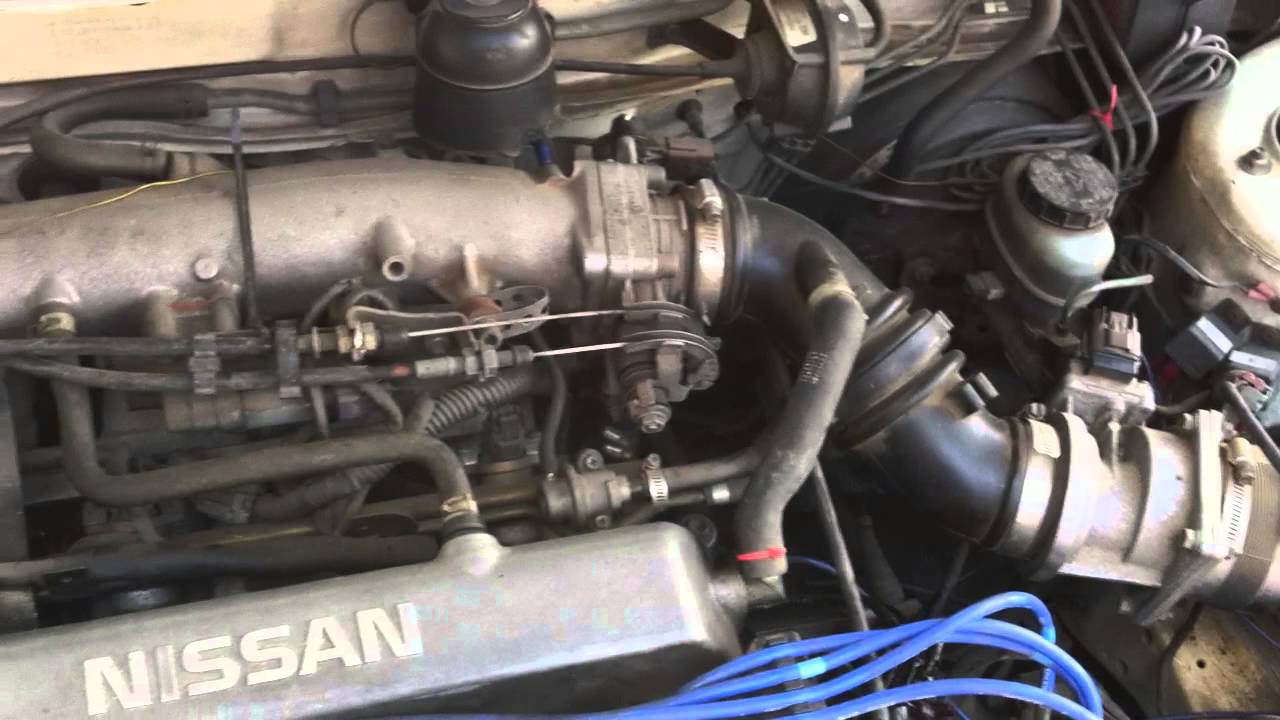 SR20VE on 3 cylinders - YouTube