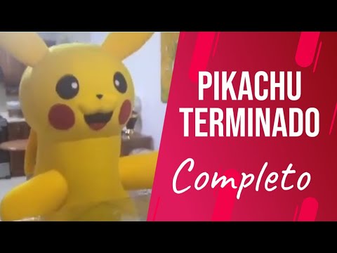 botarga de pikachu "TERMINADA" - YouTube