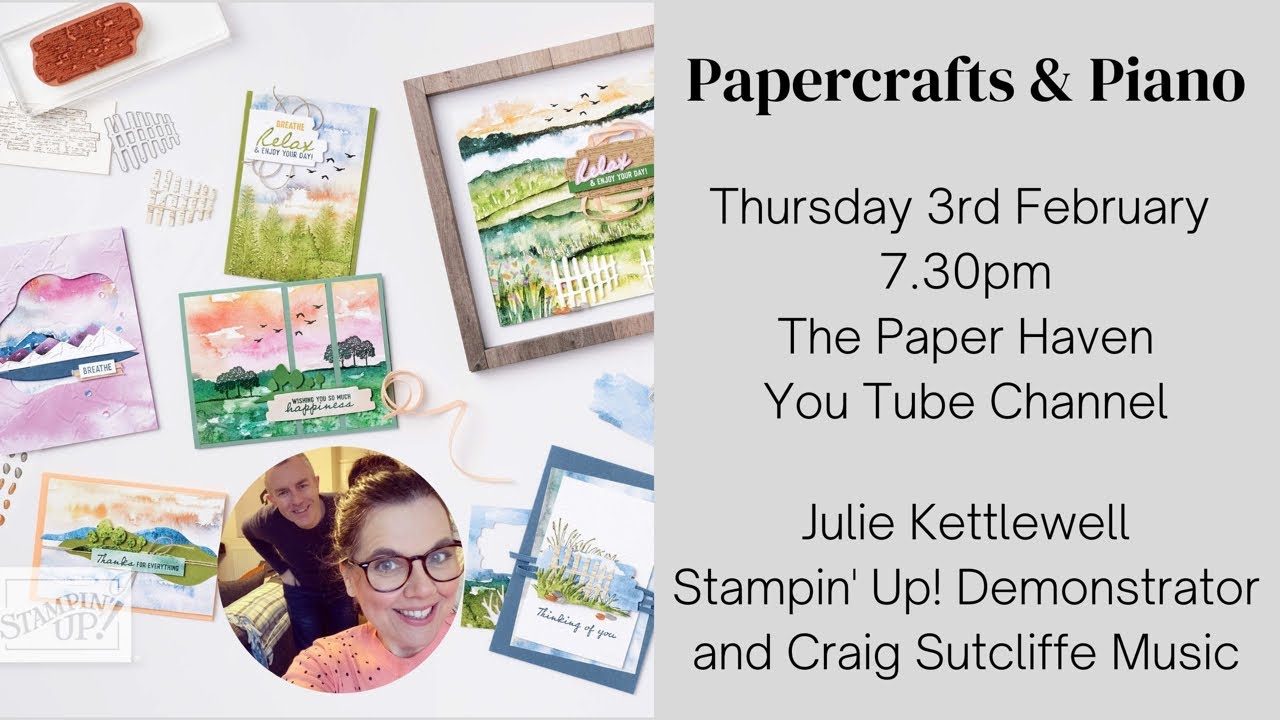 Papercrafts & Piano Week 86 - Card making with The Paper Haven - YouTube