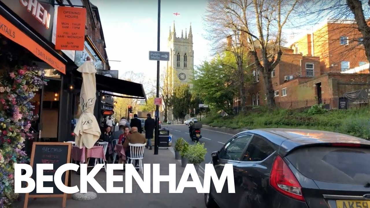 Beckenham High Street, London - 4K Silent Walking Tour - YouTube