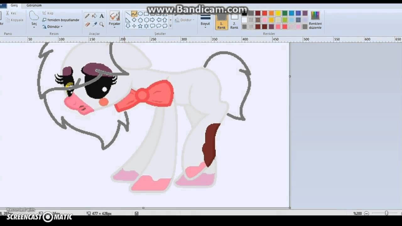 A speedpaint of MLP Mangle i drew - YouTube