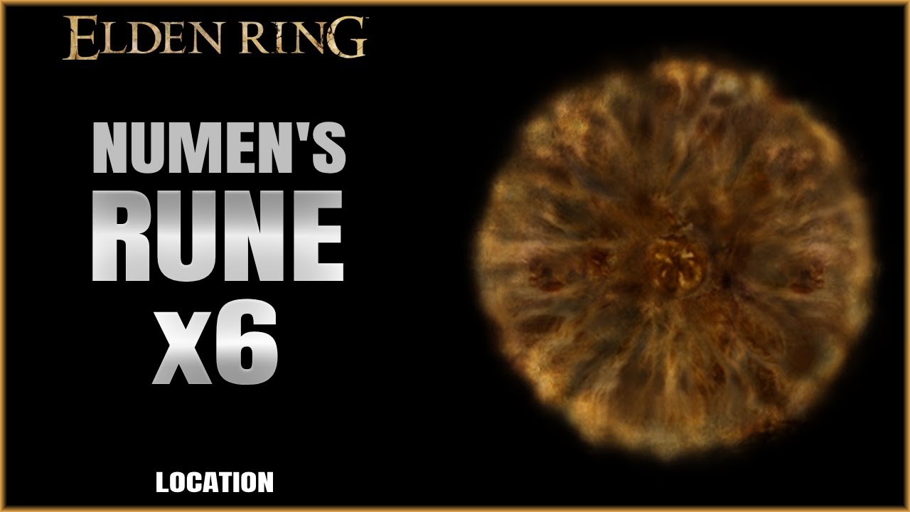 Numen's Rune x6 Location at Great Waterfall Crest in Elden Ring - YouTube