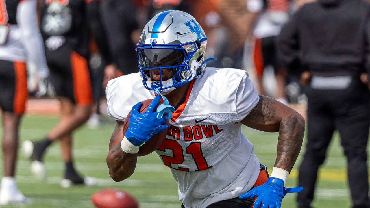 Buffalo Bills RB Ray Davis Highlights, Combine Results - Senior Bowl ...