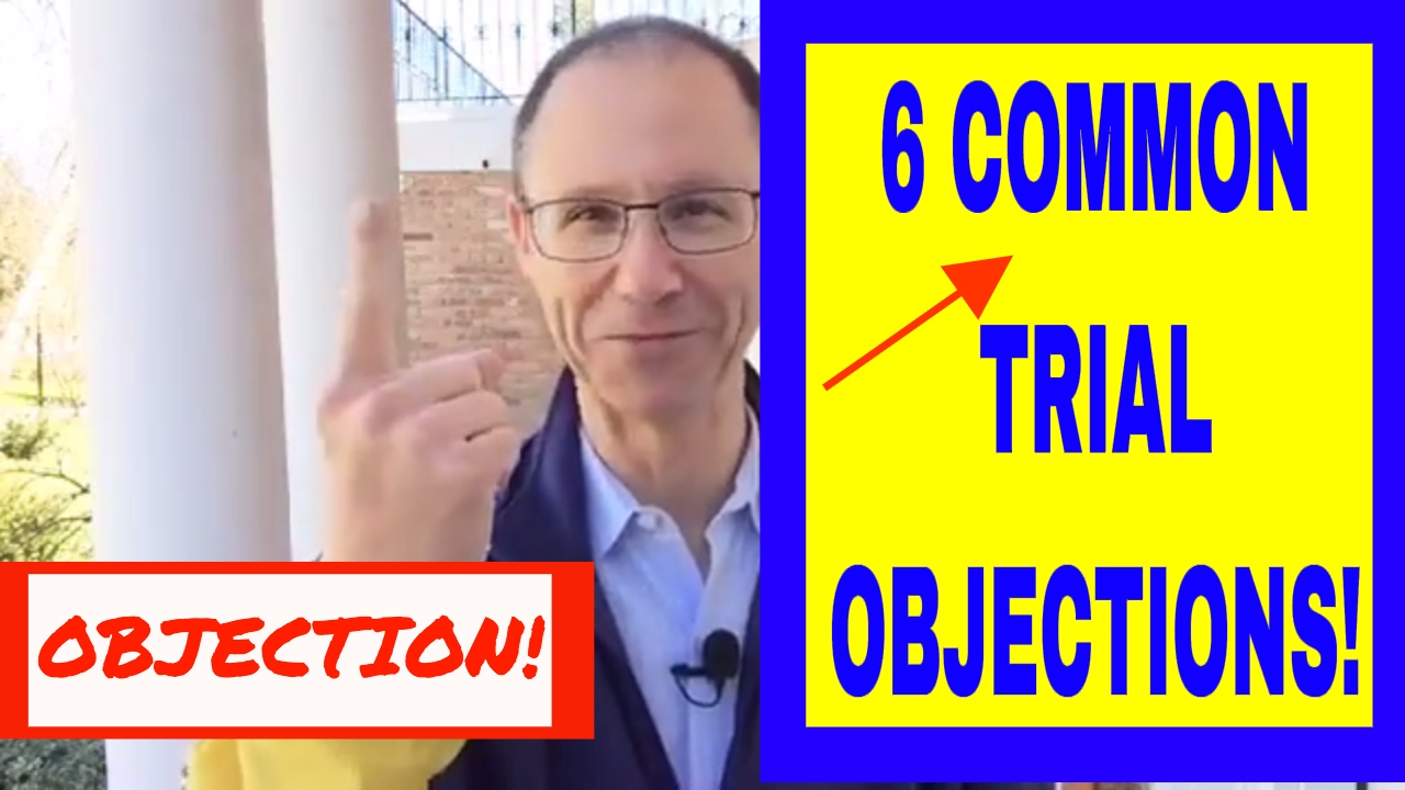 6 COMMON TRIAL OBJECTIONS! NY Attorney Gerry Oginski Explains - YouTube