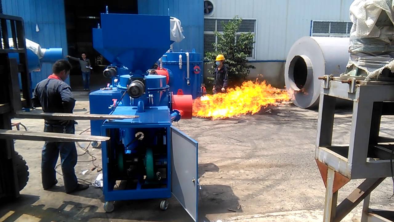 Biomass pellet burner, biomass burner for bakery - YouTube