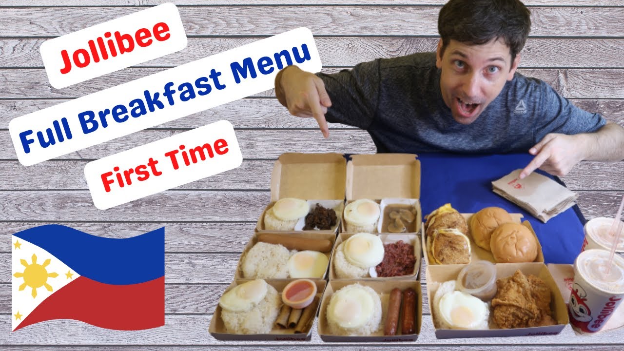 Jollibee Breakfast Menu