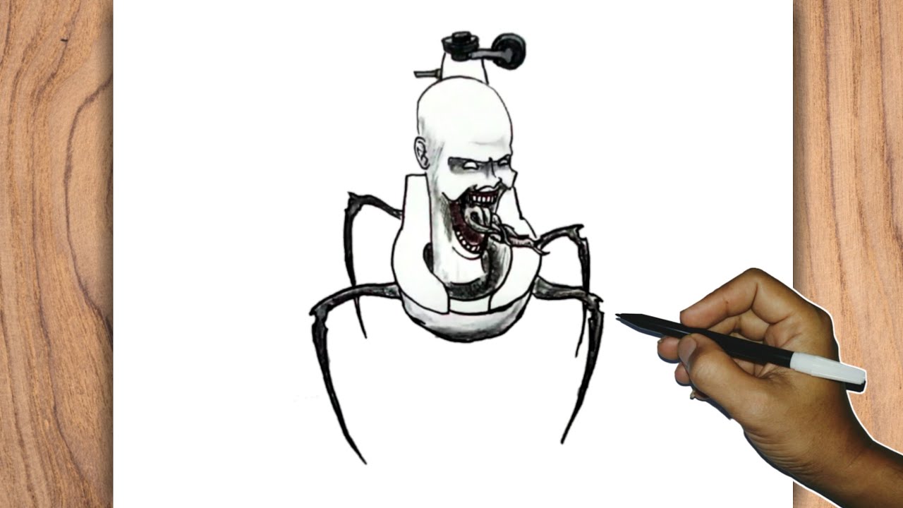 How to Draw Parasite Toilet - Skibidi Toilet 30 - YouTube