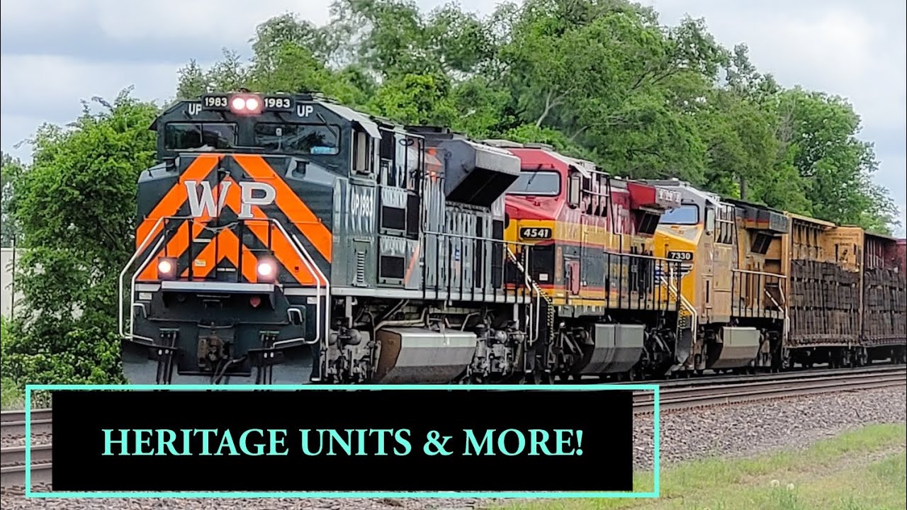 RARE TRAIN COMPILATION! HERITAGE UNITS, SPECIAL INTERESTS, UNIQUE POWER ...