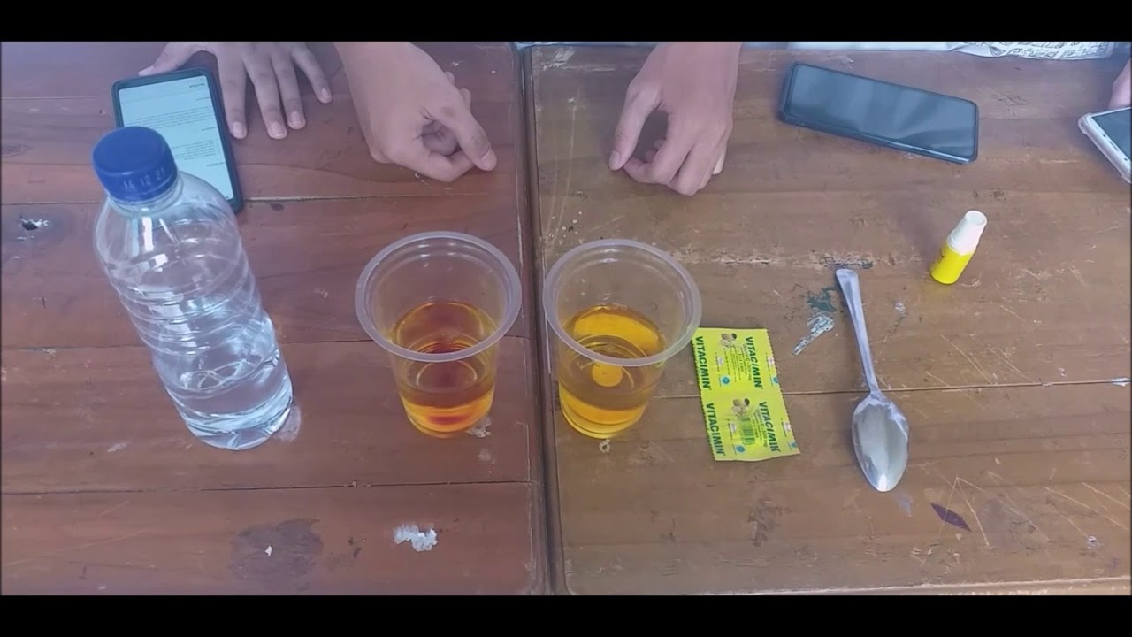 XII MIPA 1 || PRAKTIKUM KIMIA - REAKSI REDOKS : "Perubahan Warna ...