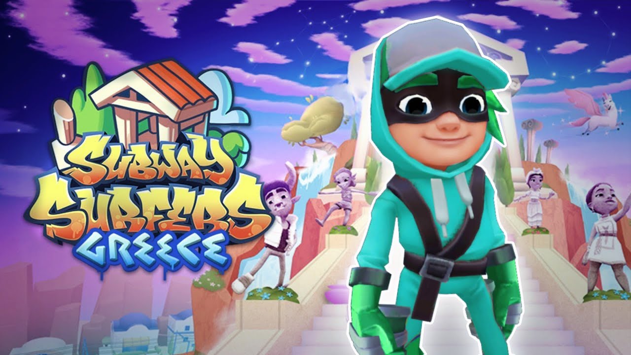 SUBWAY SURFERS GREECE: SPECIAL SUPER RUNNER JAKE - YouTube
