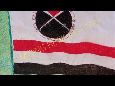 ৪৯তম TMPK প্ৰতিষ্ঠা দিৱস। TMPK FLAG Painting by Jyotiprasad Taw ...