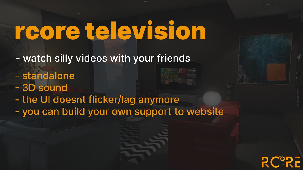 [🔨 UPDATE] 📺 rcore_television update 1.2.0 - YouTube
