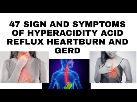 47 Sign and Symptoms of Hyperacidity Acid reflux Heartburn and GERD ...