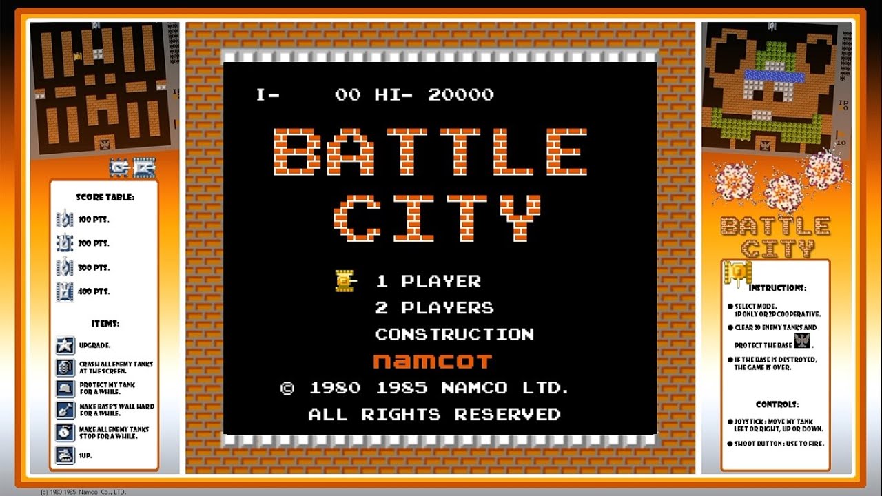 [FC/NES Longplay] 1985 Battle City / 배틀 시티 - YouTube