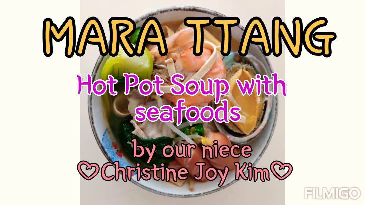 Hot pot Soup or Mara Ttang by our niece (마라탕 만드는 법) - YouTube
