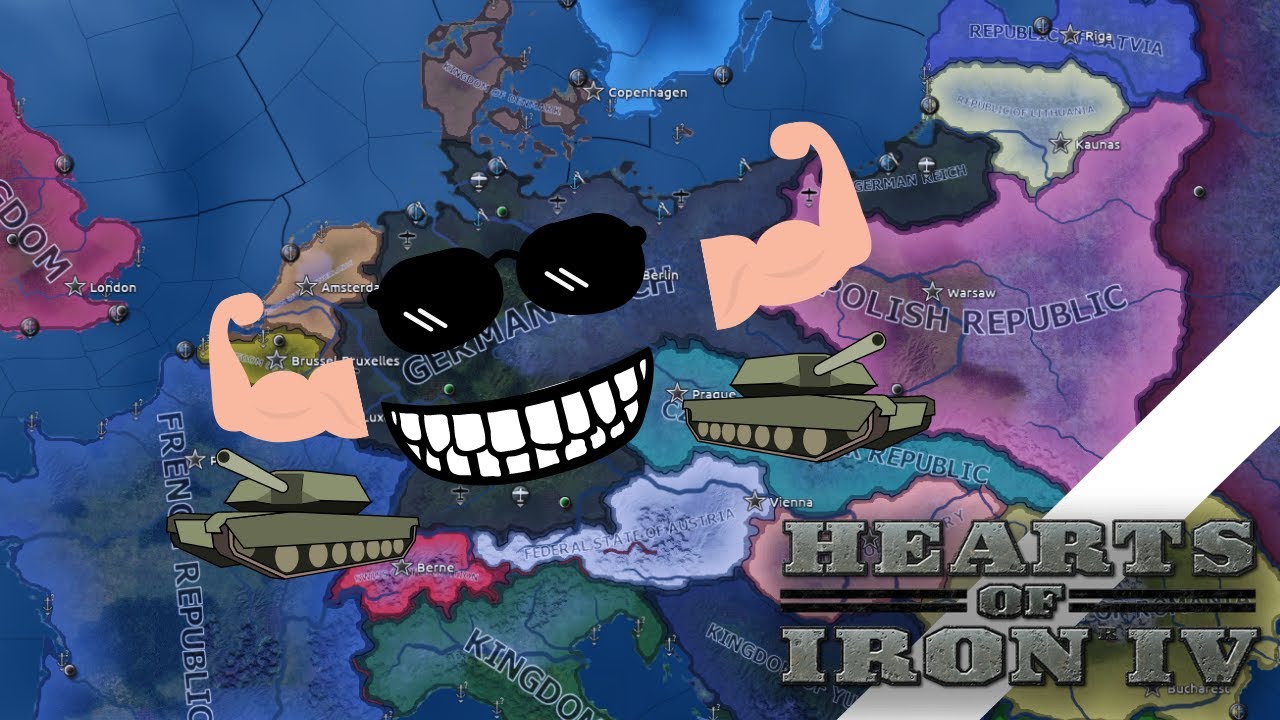 German Reich Timelapse (HOI4) - YouTube
