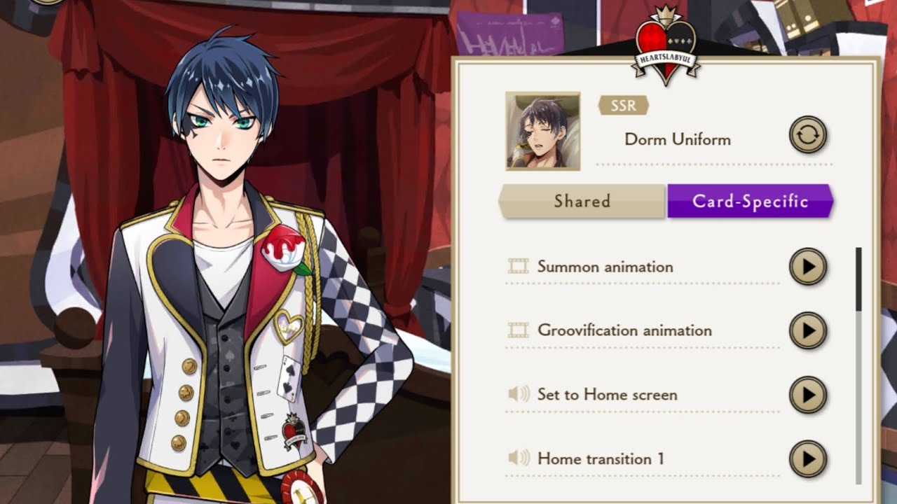 [TWST] Deuce Spade Dorm Uniform Voice Lines - YouTube