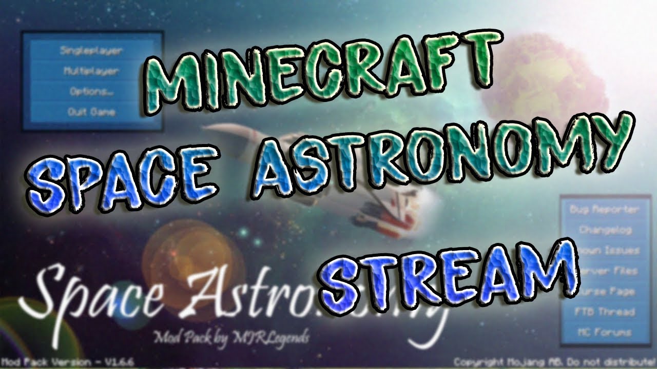 Minecraft Space Astronomy - YouTube