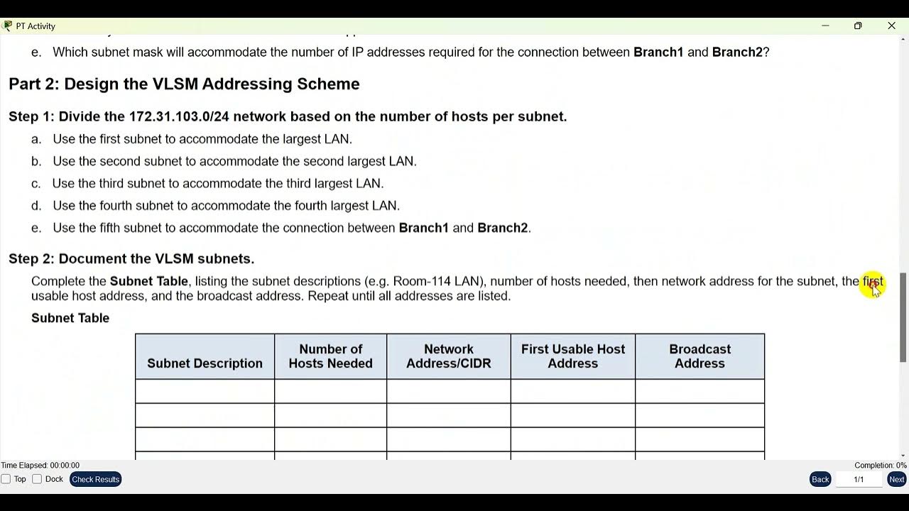 CCNA1 Chapter 11 LAB 11.9.3 - YouTube