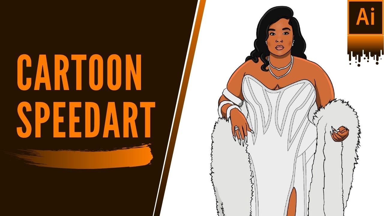 Easy Tutorial Vector Art All Body Step By Step ( Lizzo ) - YouTube