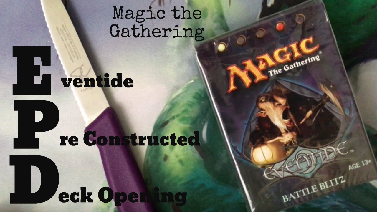 Magic the Gathering - Eventide Pre Constructed Deck Opening - YouTube