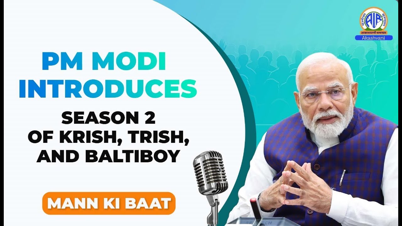 KTB Returns: PM Modi Introduces Season 2 of Krish, Trish, and Baltiboy - YouTube
