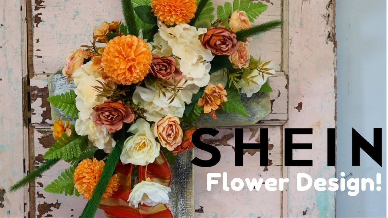 Using Flowers from SHEIN! Absolutely BEAUTIFUL Design! - YouTube